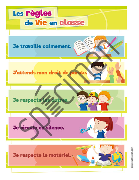 Géniepublication | Catalogue | Les règles de vie en classe