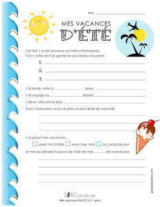 Géniepublication | Catalogue | Mes vacances d'été 2e cycle