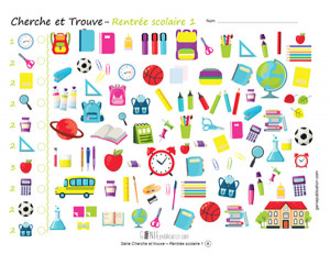 Géniepublication | Catalogue | Cherche et trouve – Rentrée 1