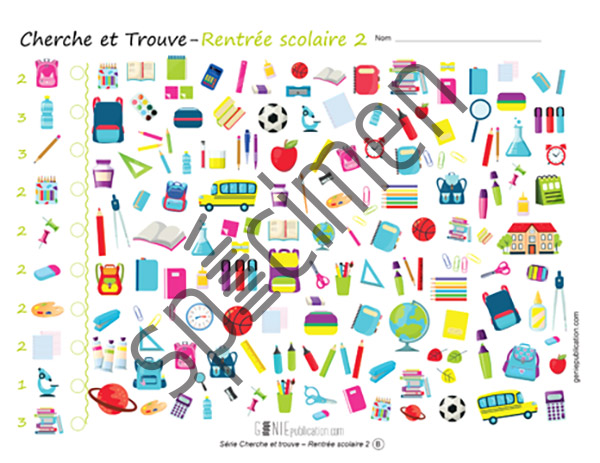 Géniepublication | Catalogue | Cherche et trouve – Rentrée 2