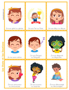 Géniepublication | Catalogue | Les états et les émotions - Pictogrammes