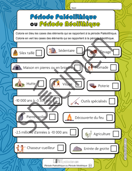 Géniepublication | Catalogue | Période Paléolithique ou Période Néolithique