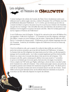 Géniepublication | Catalogue | Les origines de l'Halloween