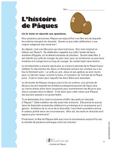 Géniepublication | Catalogue | L'histoire de Pâques