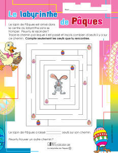 Géniepublication | Catalogue | Le labyrinthe de Pâques