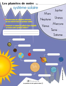 Géniepublication | Catalogue | Les planètes de notre système solaire