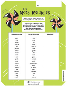 Géniepublication | Catalogue | Les mots mélangés